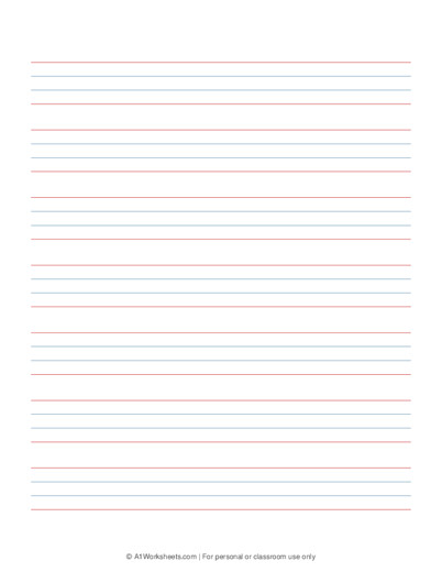 Handwriting Practice Paper Template Generator
